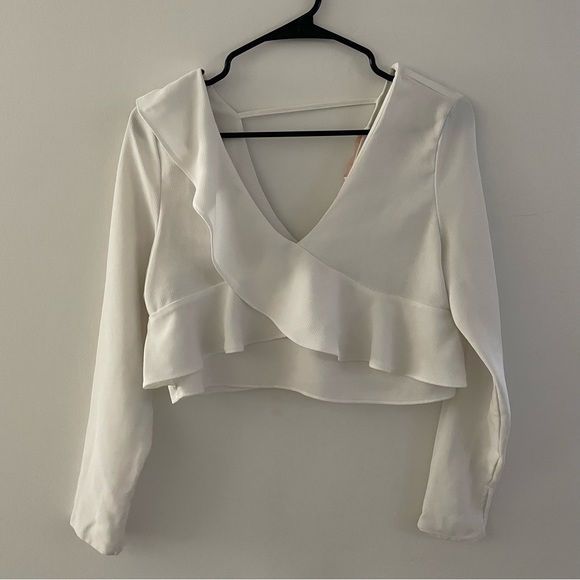 Zara | Tops | Zara Ruffle Blouse | Poshmark